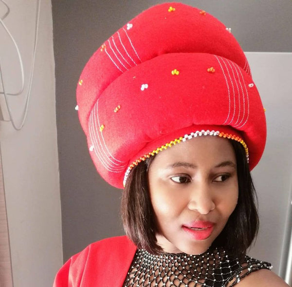 Ready to wear Xhosa hats and doeks, in stylish African Xhosa designs ...
