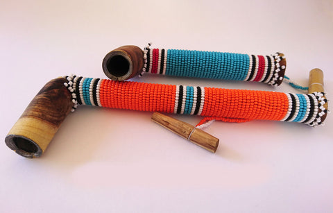 Buy traditional Xhosa beaded pipes -Wild Coast Trading Co – The Wild ...