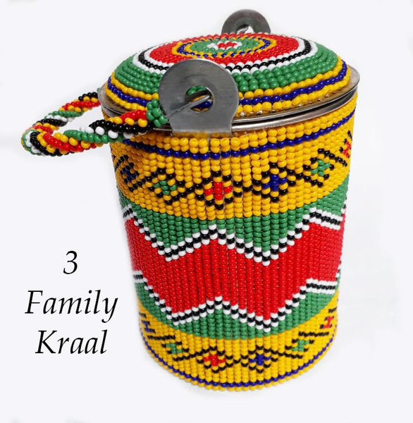 Xhosa Mfengu traditional beaded Ibhekihle wedding tins Ibhekihle – The ...