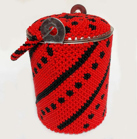 Xhosa Mfengu traditional beaded Ibhekihle wedding tins Ibhekihle – The ...