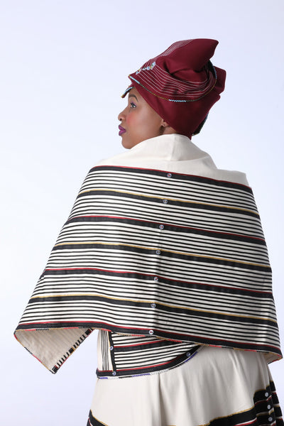 Bhayi shawls, Xhosa blankets with braiding and beading in umbhaco – The ...