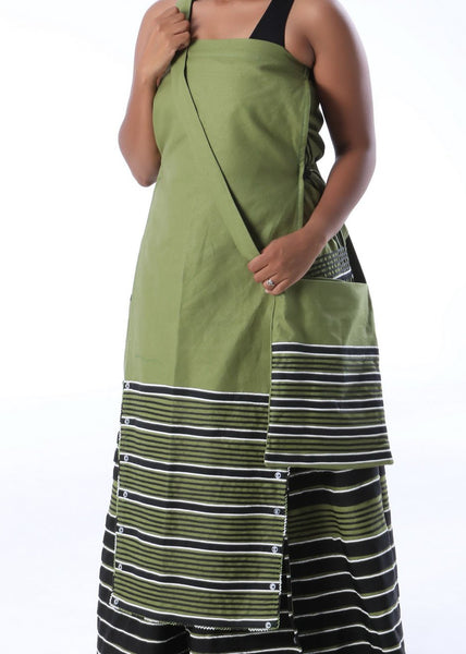 Buy traditional printed African isiXhosa uMbhaco ncebetha aprons – The ...